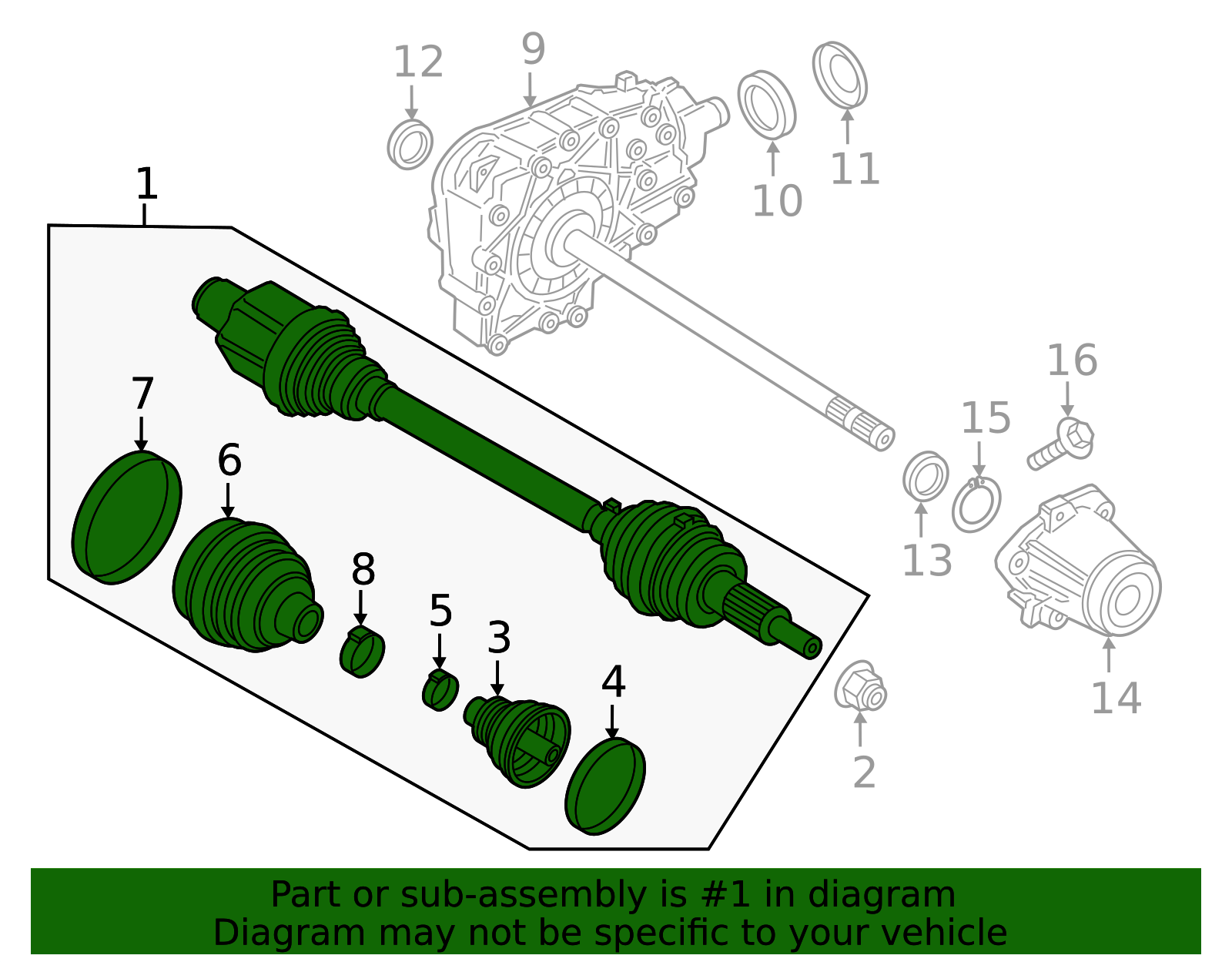 2017-2023 Porsche Panamera Axle Assembly 971-407-271-S | Sunset Porsche ...