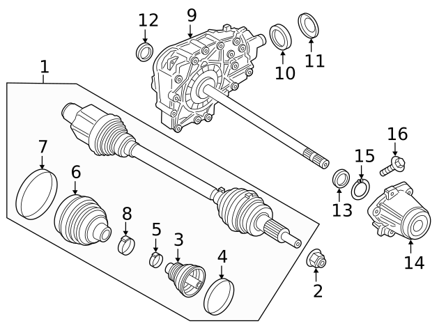 2017-2023 Porsche Panamera Axle Assembly 971-407-271-S | Sunset Porsche ...