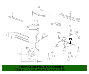 2000-2007 Toyota Washer Hose Joint 85348-12250 | Camelback Toyota Parts
