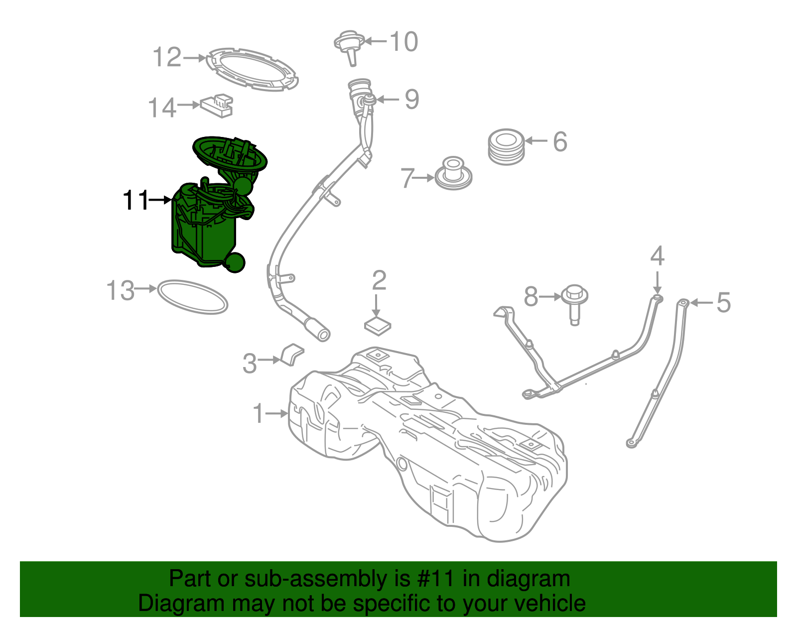 16119468611 - 2018-2024 BMW Fuel Pump (16-11-9-468-611) | BMW of South ...