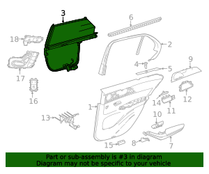 2020-2024 Mercedes-Benz Sunshade 167-810-65-05-9051 | World Mercedes-Benz Parts