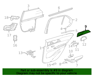 2020-2021 Mercedes-Benz Trim Panel 167-730-01-02 | MB OEM Parts