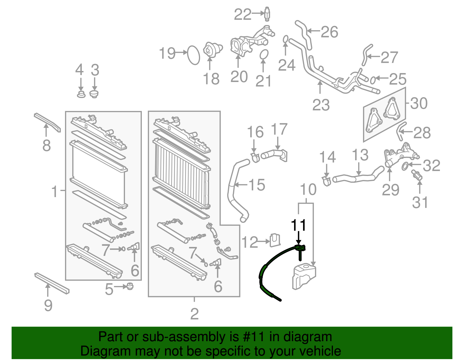 16405-28070 - Reservoir Cap - 2007-2012 Lexus ES350 | My L Parts