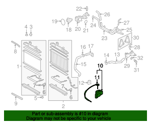 2007-2010 Lexus ES350 Reservoir Tank 16470-0P020 | OEM Parts Online