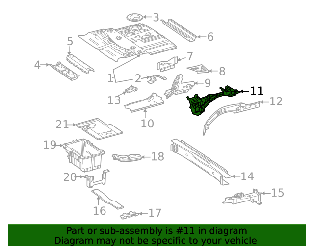 167-611-21-00 - Inner Rail 2020-2023 Mercedes-Benz | Mercedes-Benz USA ...