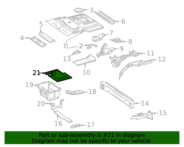 167-619-37-00 - Battery Cover 2020-2023 Mercedes-Benz | Mercedes-Benz ...