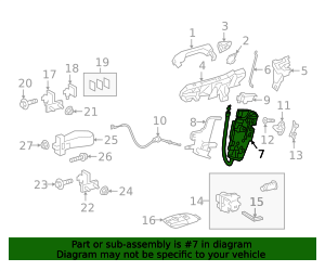 2020-2021 Mercedes-Benz GLB 250 Door Lock 099-720-37-02 | Mercedes-Benz ...