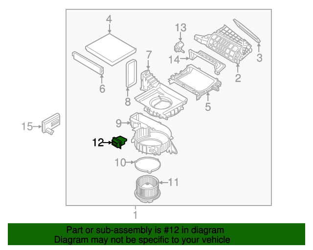 2018-2023 Kia Blower Motor Resistor 97235-J5000 | TascaParts.com