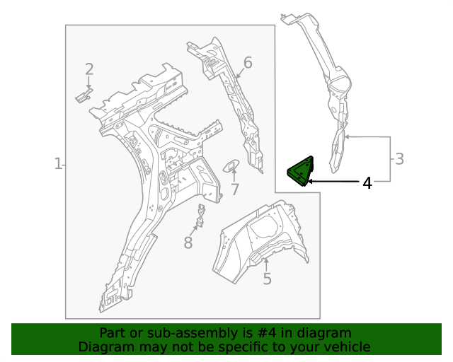 Genuine OEM Ford Part - Trough Extension M1PZ-78279A92-A | Genuine OEM ...