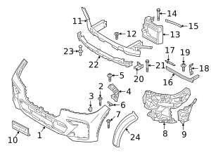 2019-2022 BMW X7 Bumper Cover 51-11-8-745-425 | BMWPartsDirect.com