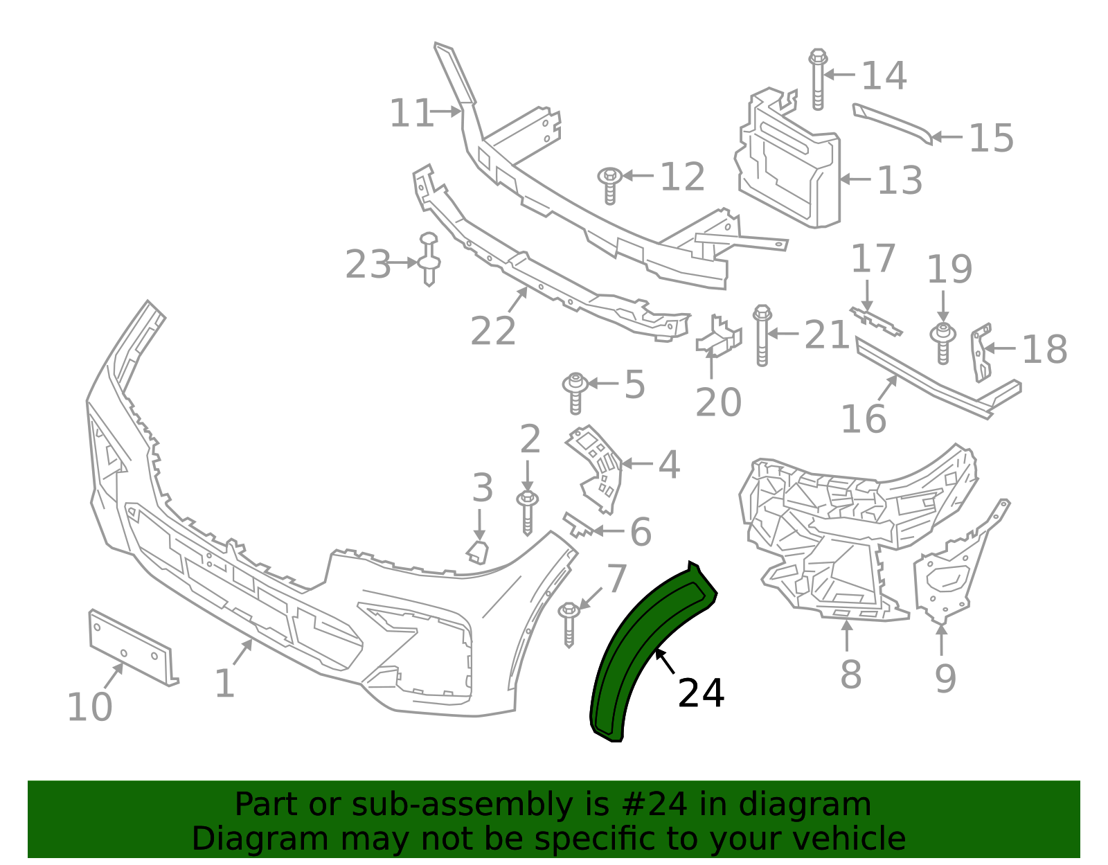 63-14-7-437-083 - Reflector 2019-2025 BMW X7 | BMW Parts Warehouse