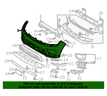 Genuine OEM Bumper Cover Part# LR113285 Fits 2018-2020 Land Rover Range ...