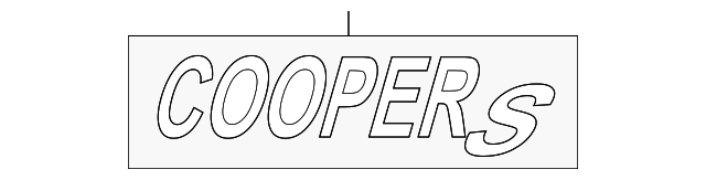 2002-2024 Mini Nameplate 51-14-2-755-618 | Mini Parts Direct