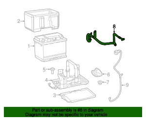 2020 Jeep Compass Positive Cable 68460783AA | TascaParts.com