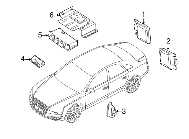 4G0-907-217-A - Camera - 2011-2018 Audi | European OEM Parts Direct