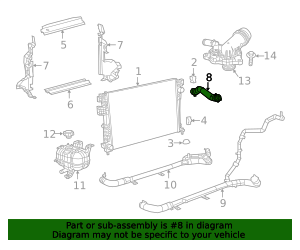 2017-2023 Chrysler Hose 68217327ad | TascaParts.com