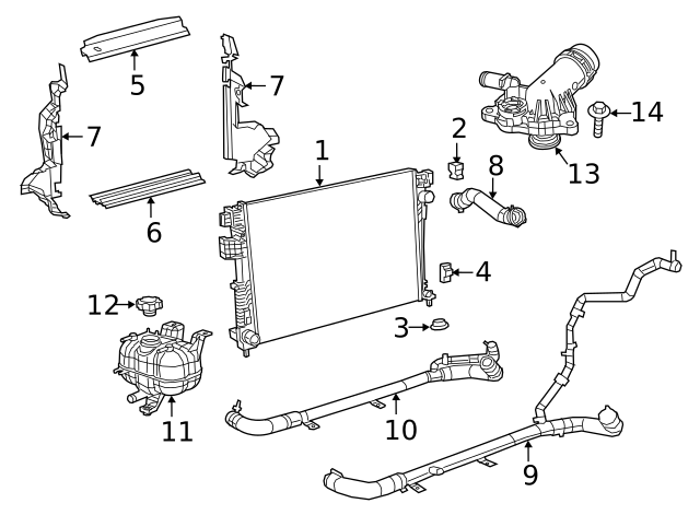 2017-2023 Chrysler Hose 68217328AG | TascaParts.com