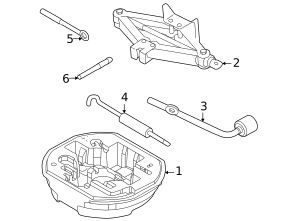 Hyundai - 09110-J9000 - Floor Jack - 2018-2024 Hyundai | OEM Hyundai ...