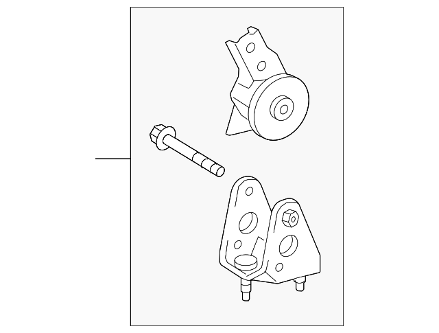 2013-2015 Lexus RX350 Rear Mount Bracket 12380-0P090 | OEM Parts Online