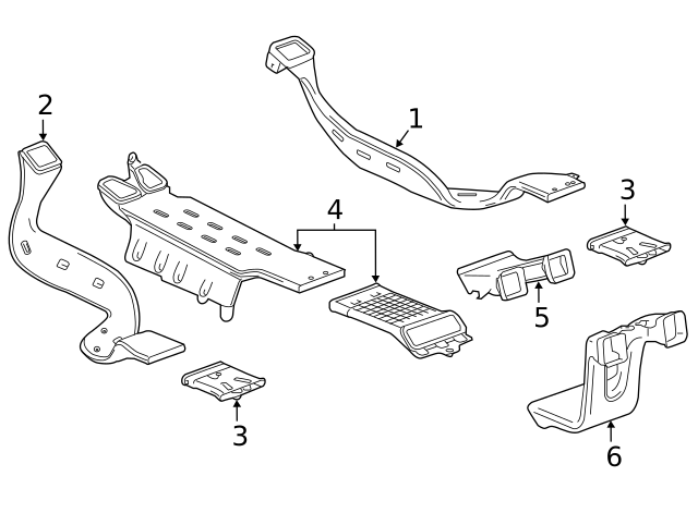 Rear Duct - GM (84454722) | GMPartsDirect.com