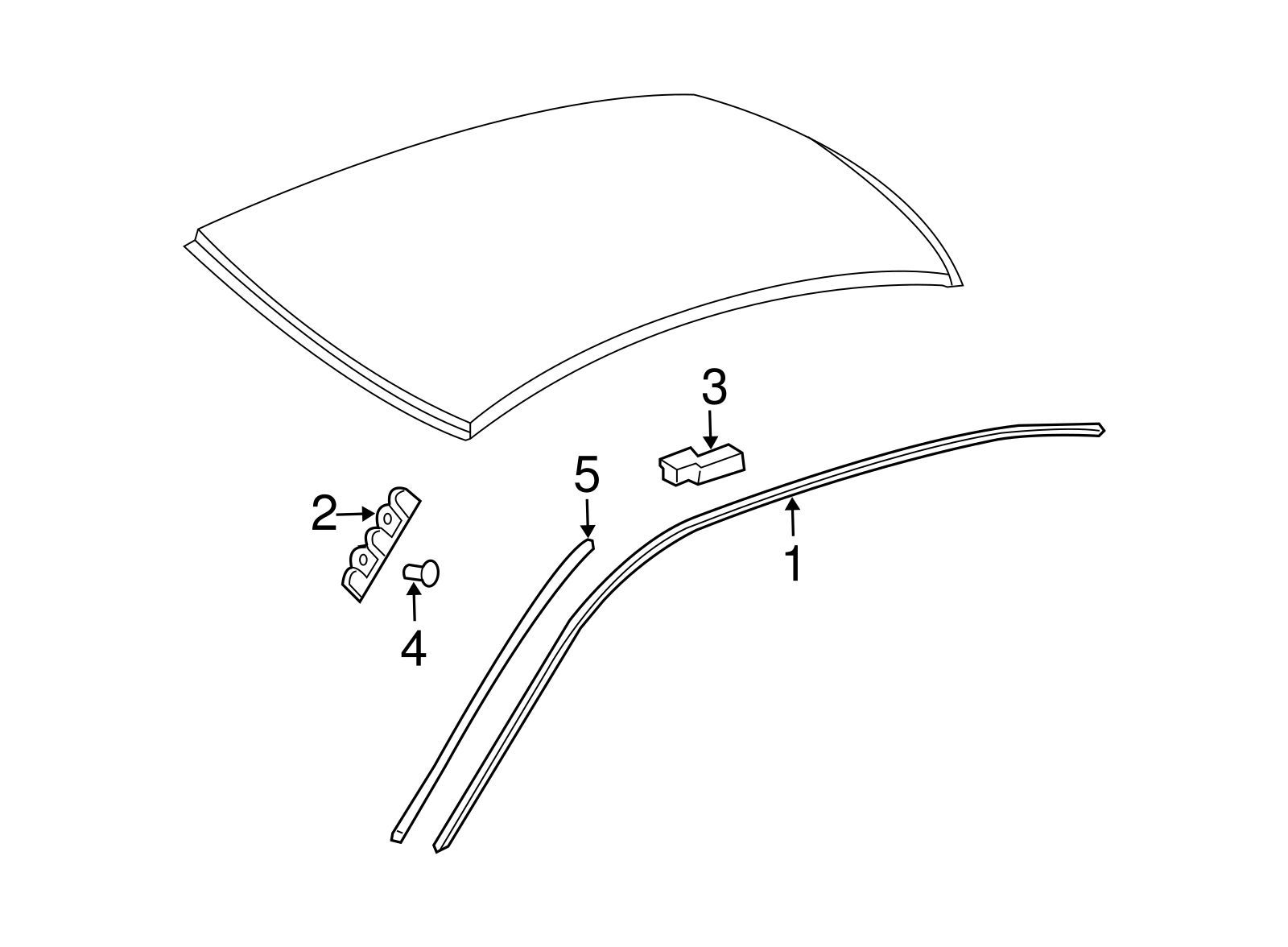 Water Deflector - Part #211-690-07-62-9999 | Mercedes Parts Center