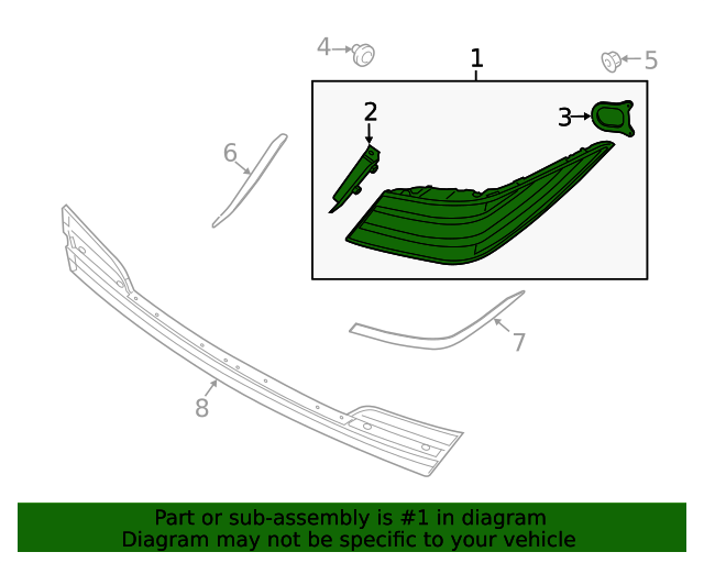 2020-2022 Genesis G90 Lamp Rear Combination Outside Left-hand 92410 ...