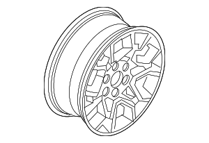 Genuine OEM Ford Part - Wheel Assembly ML3Z-1007-BA | Genuine OEM Ford ...
