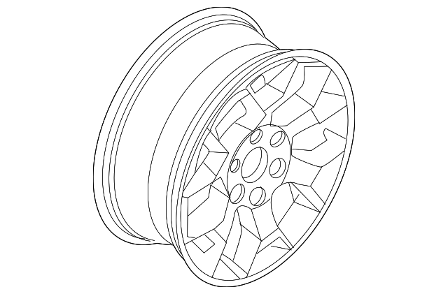 Genuine OEM Ford Part - Wheel Assembly ML3Z-1007-P | Genuine OEM Ford ...