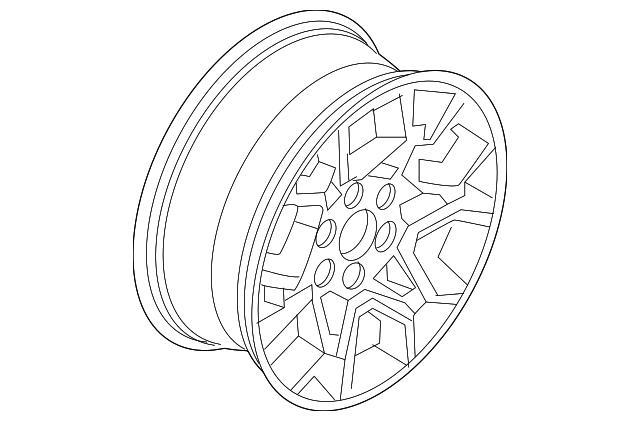 Genuine OEM Ford Part - Wheel Assembly ML3Z-1007-BA | Genuine OEM Ford ...