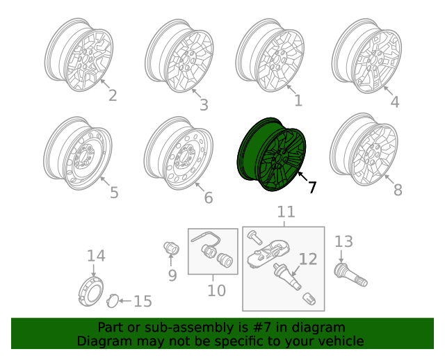 2018-2023 Ford F-150 Wheel Assembly KL3Z-1007-F | OEM Parts Online
