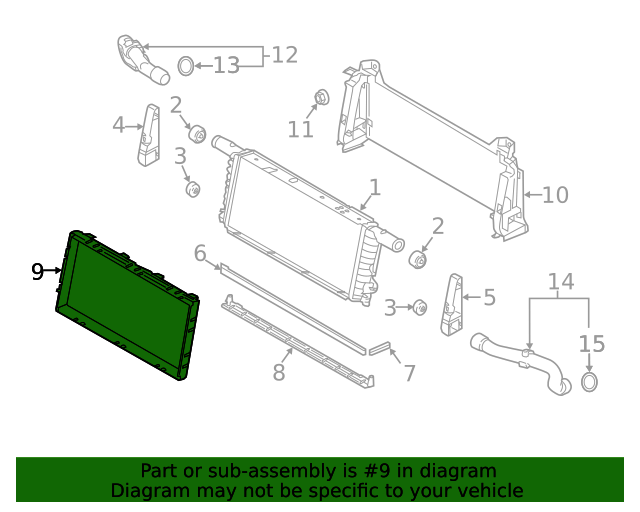 991-106-337-01 - Radiator Outer Support 2012-2024 Porsche ...