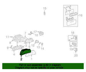 2004-2005 Lexus IS300 Cover 55442-53040 | OEM Parts Online