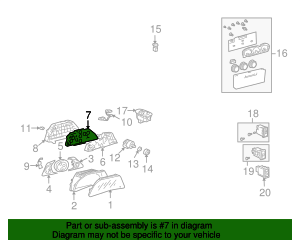 2002-2003 Lexus IS300 Printed Circuit Board 83291-53360 | OEM Parts Online