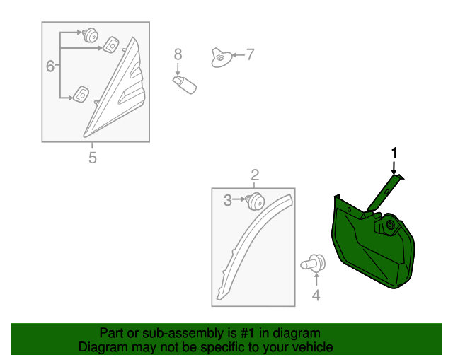 2015-2020 Ford Mud Guard BK3Z-16103-AA | TascaParts.com