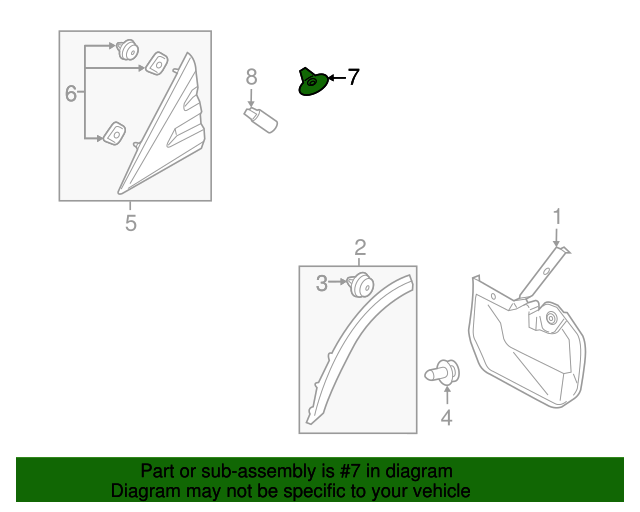 2015-2023 Ford Side Marker Lamp CK4Z-15442-B | OEM Parts Online