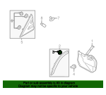 2015-2023 Ford Wheel Opening Molding Clip W716507-S300 | TascaParts.com