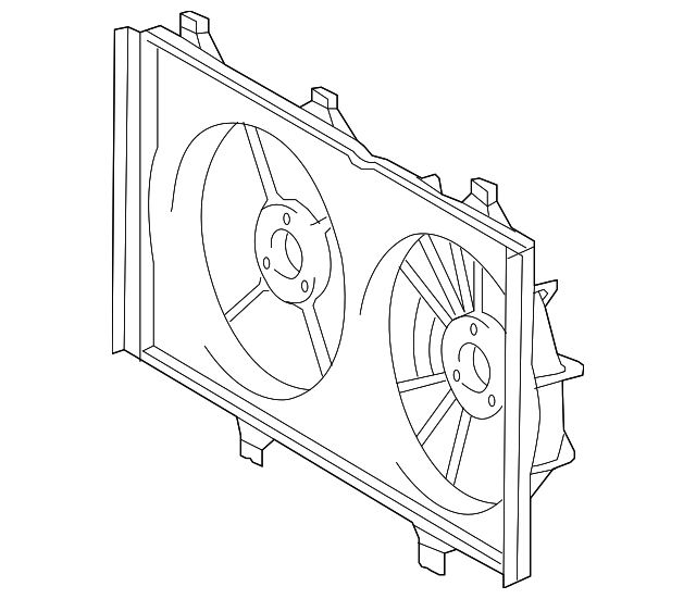 2005-2015 Toyota Fan Shroud 16711-AD010 | Toyota Parts Center