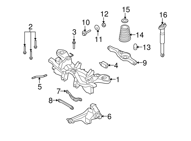 2004-2013 Mazda Spring Seat BP4K-28-012A | MazdaGear.com