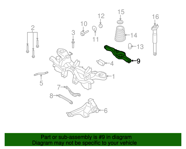 2007-2012 Mazda CX-7 Lower Control Arm EH44-28-300 | RealMazdaParts.com