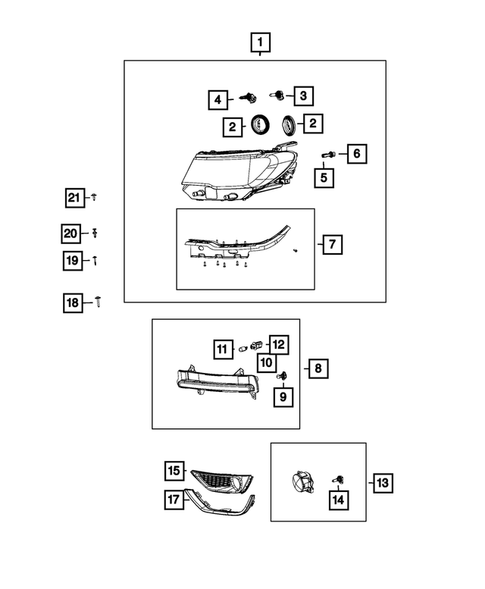 Lamps, Interior and Exterior for 2020 Jeep Compass | Mopar Estores