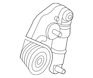 Genuine OEM Serpentine Tensioner Part# LR034128 Fits 2012-2017 Land ...