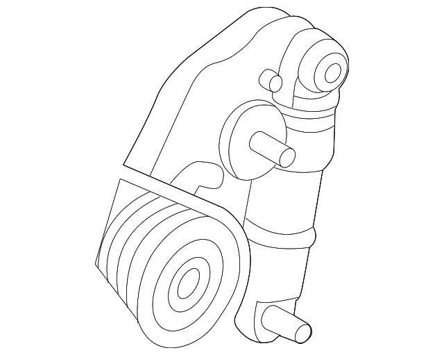 Genuine Serpentine Tensioner for 2012-2017 Land Rover | Land Rover Part ...