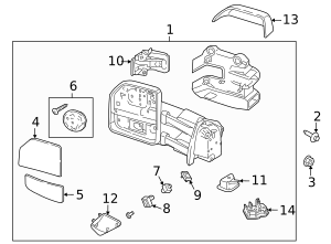 Genuine OEM Ford Part - Outer Bracket ML3Z-19H421-A | Genuine OEM Ford ...
