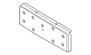 2020-2024 Audi Q7 License Bracket 4M0-807-287-J-9B9 | Audi OEM Parts Online