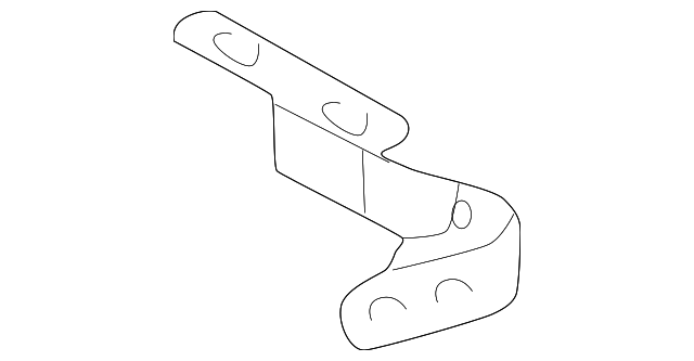 220-492-04-41 - Converter & Pipe Bracket 2001-2006 Mercedes-Benz ...