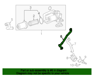 246-501-03-58 - Coolant Hose 2014-2020 Mercedes-Benz | Mercedes-Benz ...