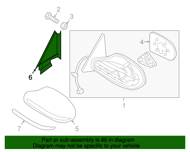 2007-2012 Nissan Altima Inner Cover 80292-JA00A | Nissan Parts Plus