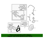 2014-2015 Kia Sorento Park Brake Shoes 58305-2WA00 | Kia Automotive Parts