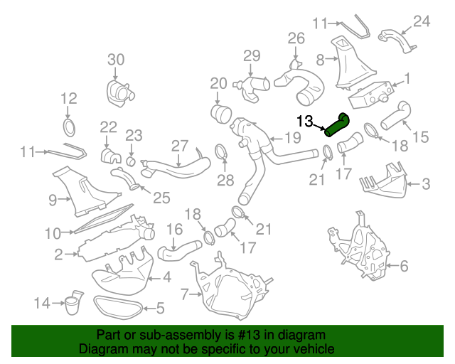 2014-2019 Porsche 911 Pressure Hose 991-110-636-73 | Sunset Porsche Parts