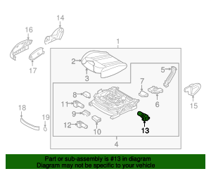 2015-2020 Hyundai Adjust Motor 88509-B1000 | OEM Parts Online